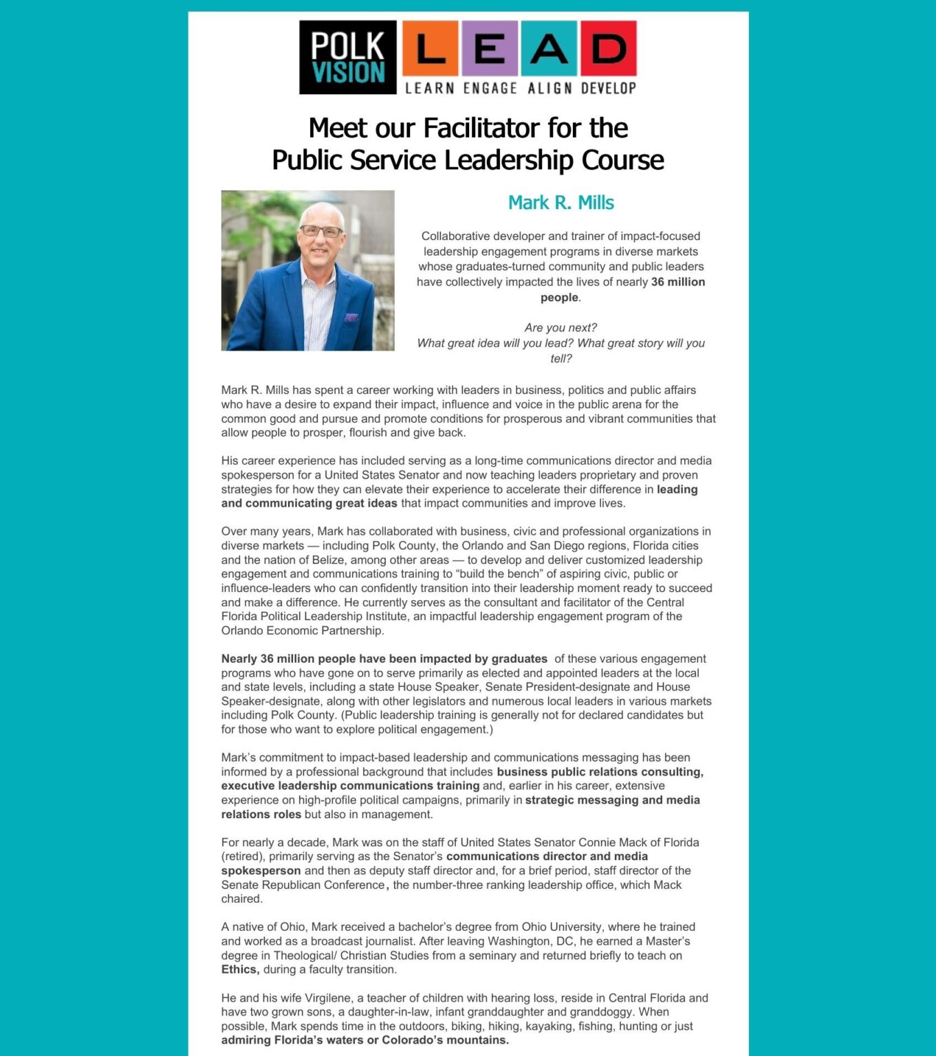 Public Service Leadership Course – Polk Vision